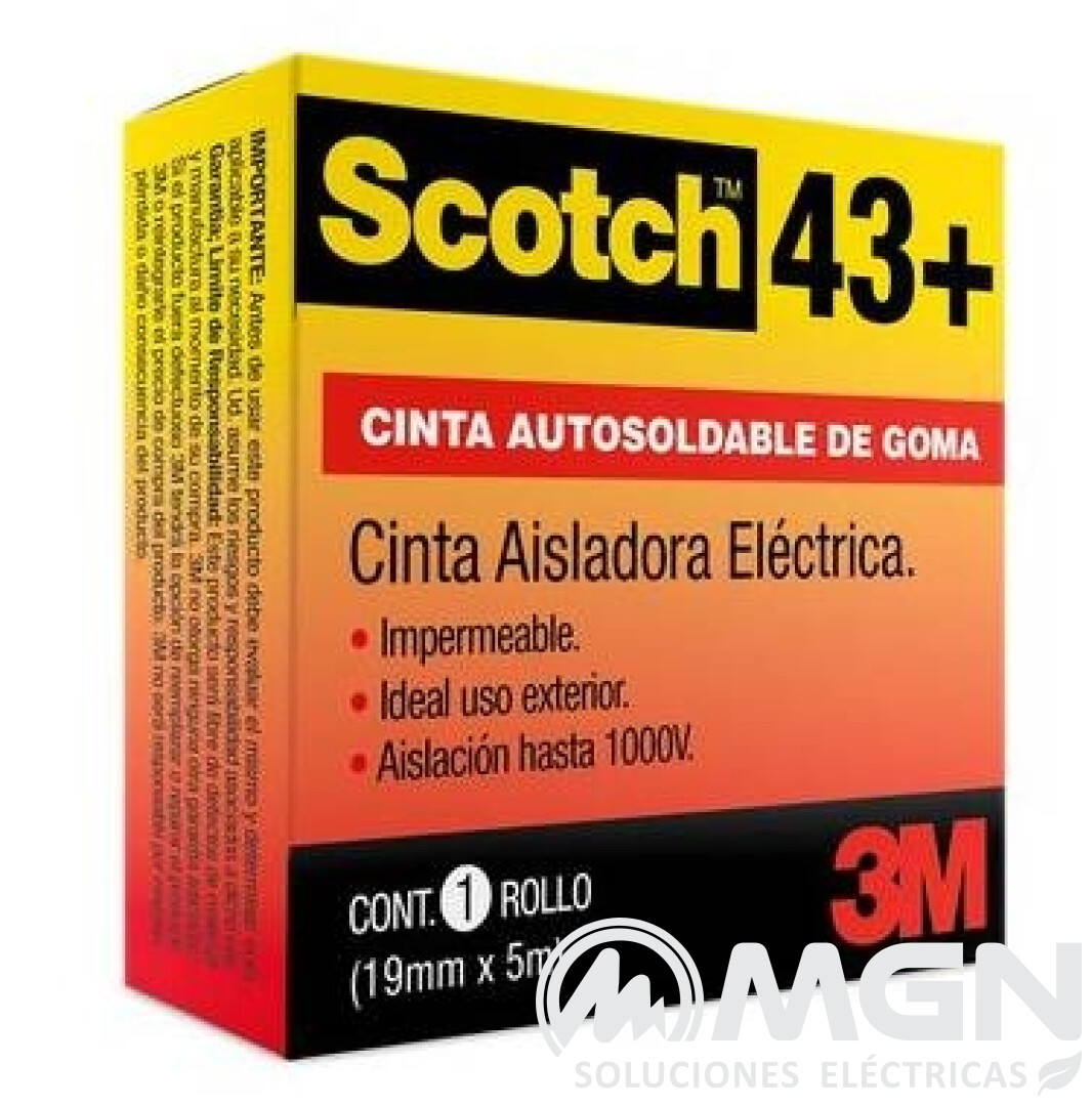 CINTA AUTOSOLDABLE 3M SUPER 43+ 19MM X 5M | MAGNANI