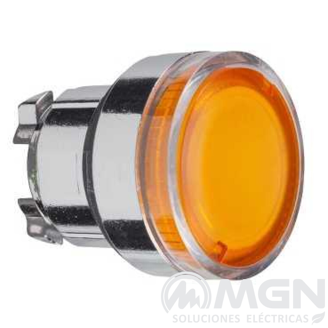 CABEZAL PULSADOR LUM. D.22 AMBAR | MAGNANI