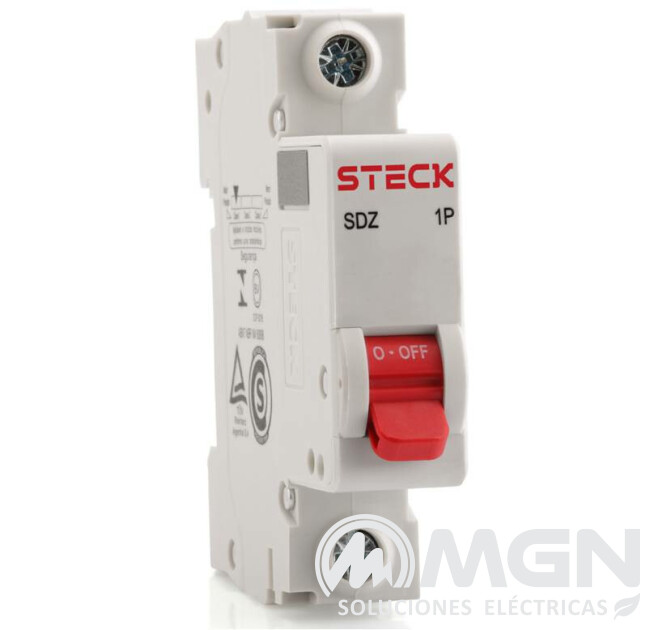 INTERRUPTOR TERMOMAGNETICO SD61 63A 1P CURVA C 3KA | MAGNANI