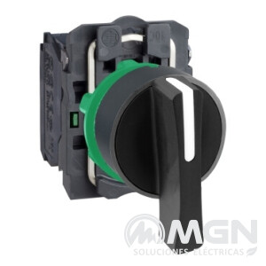 SELECTORA PLAST. D.22 3 POS. NA+NA MAN. LARGA | MAGNANI