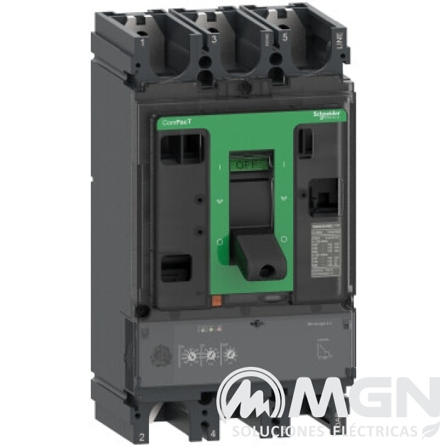 INTERRUPTOR AUT. NSX630F MICROLOGIC 2.3 630A 3P3D 36KA | MAGNANI