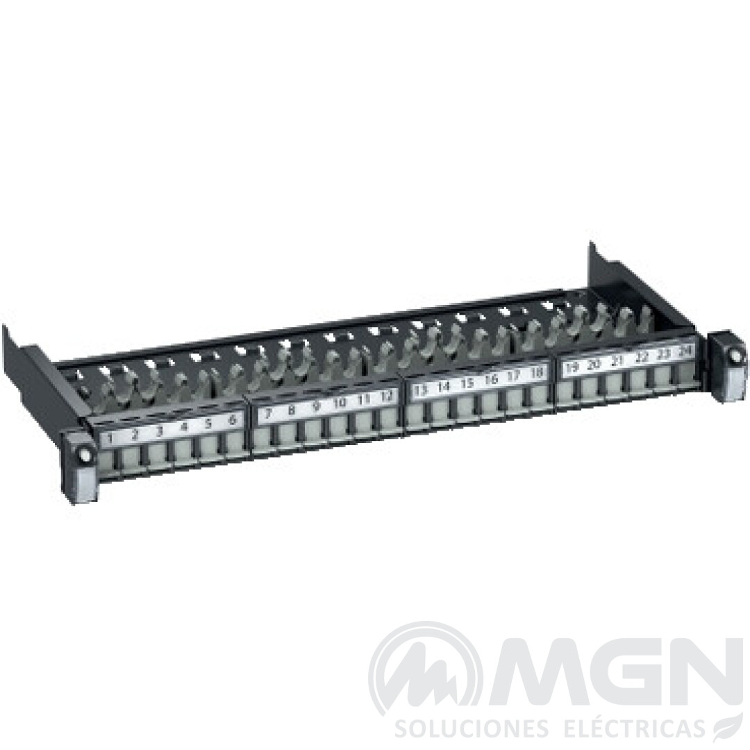 PATCH PANEL 1U 24P RJ45 S-ONE STP DESCAR | MAGNANI