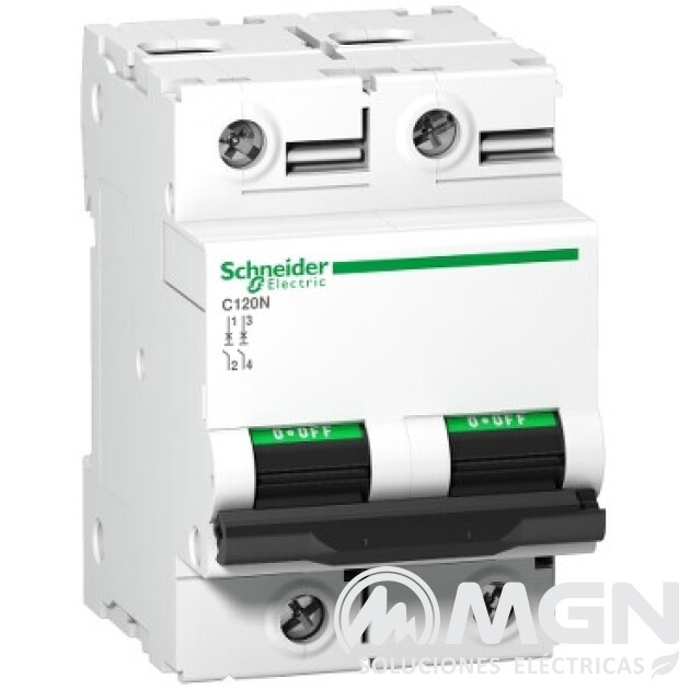INTERRUPTOR TERMOMAGNETICO C120N 2X80A CURVA C | MAGNANI