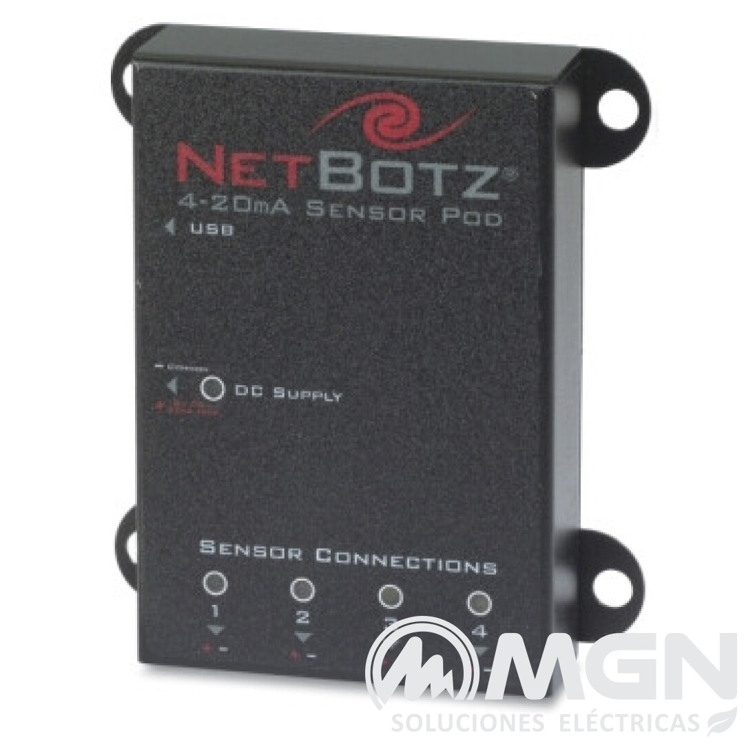 NETBOTZ MONITOREO 4 SENS ANALOGICOS 4-20MA | MAGNANI