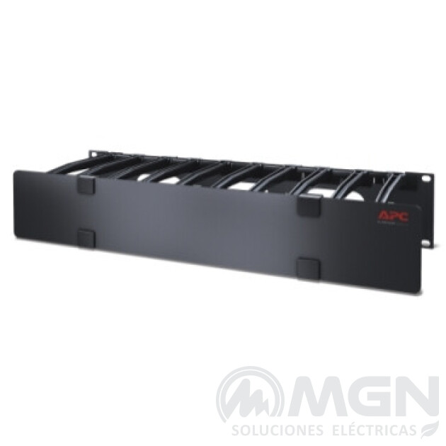 ORGANIZADOR HORIZ CABLES 2U X 6 | MAGNANI